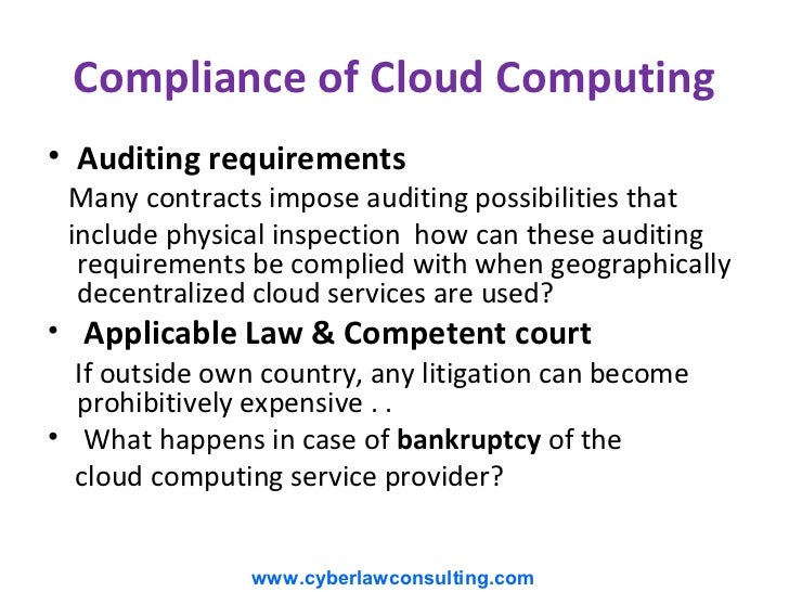 Cloud computing legal issues Cloud computing legal issues