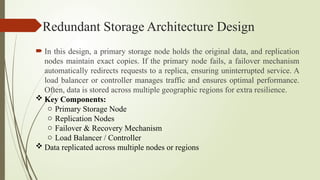 Elastic disk provisioning architecture & redundant storage architecture ...