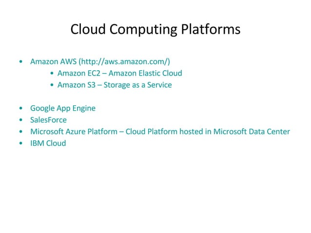 Cloud Computing Overview | PPT