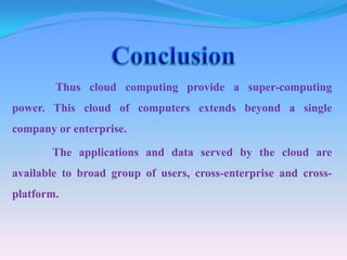 My Presentation on Cloud Computing | PPTX