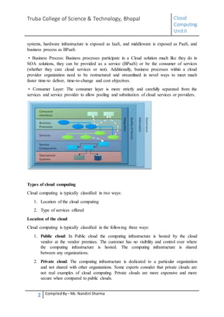 Cloud computing notes unit II | DOCX