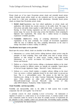 Cloud computing notes unit II | DOCX