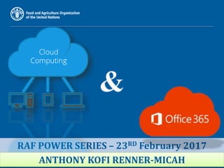 Cloud Computing & Office365 | PPTX