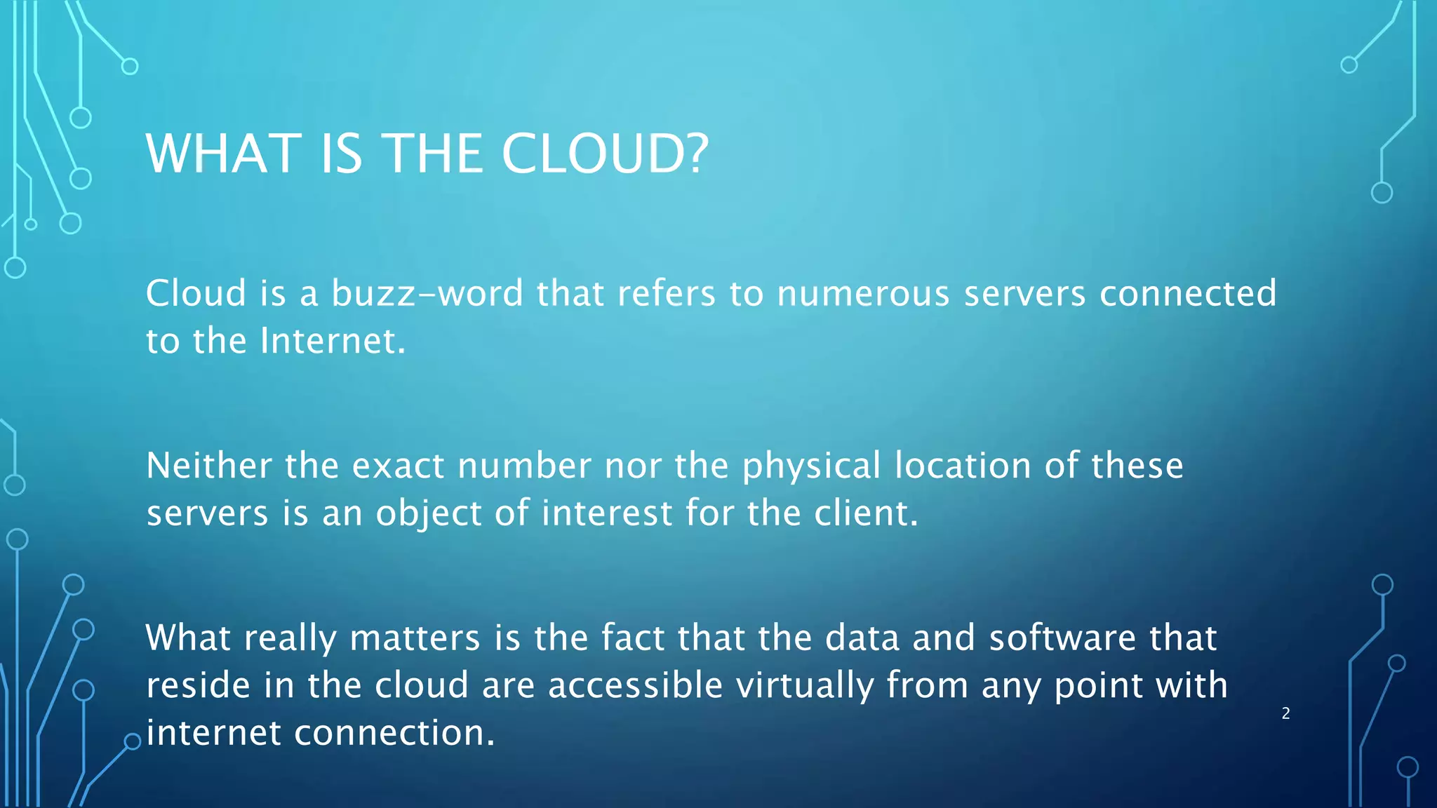 Cloud computing overview | PPTX