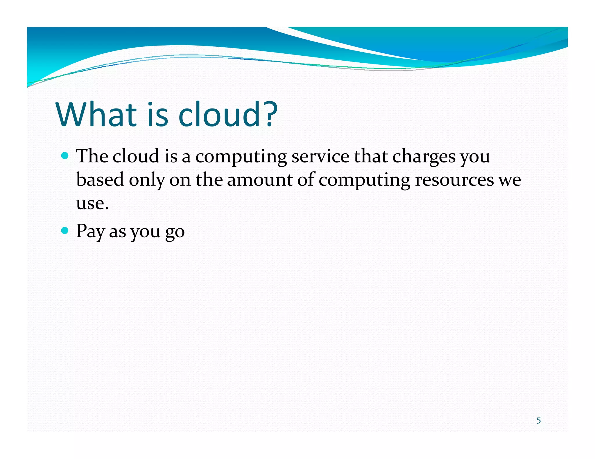 Cloud computing Basics | PDF