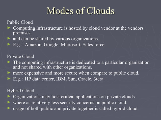 Cloud computing ppt | PPT