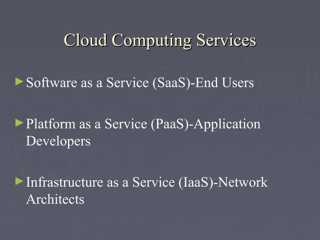 Cloud computing ppt | PPT