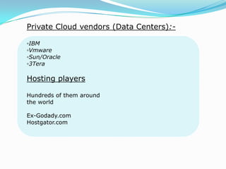 Cloud computing ppt | PPTX