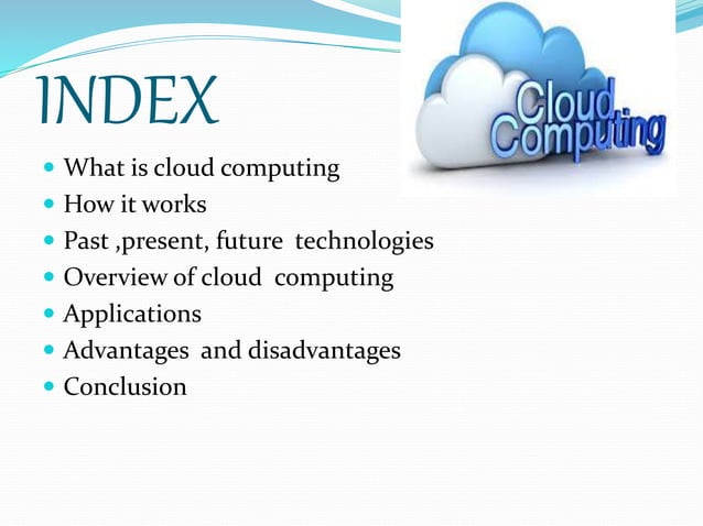 Cloud computing | PPT