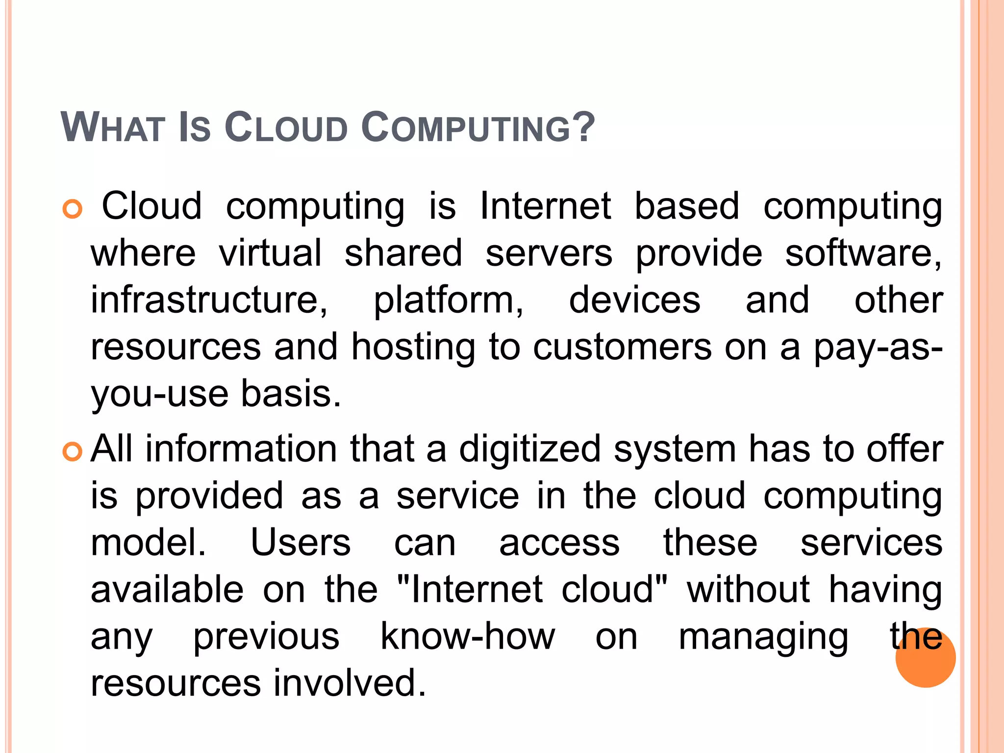 Cloud Computing ppt | PPTX