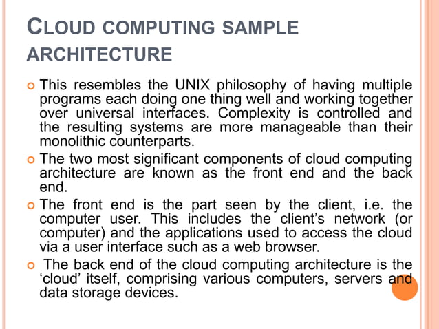Cloud Computing ppt | PPTX