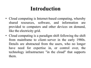 Cloud computing ppt | PPTX