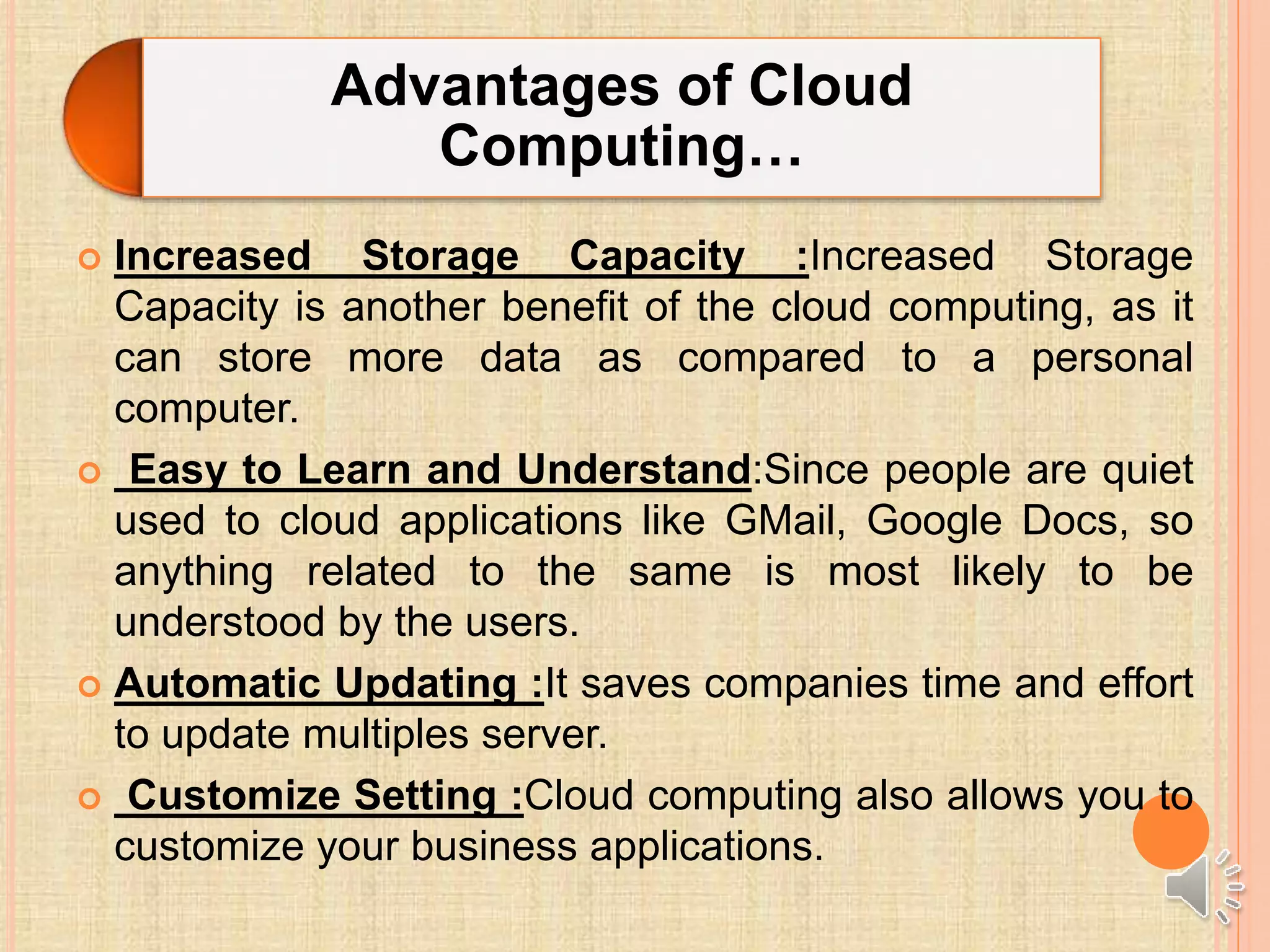 Cloud computing seminar | PPTX