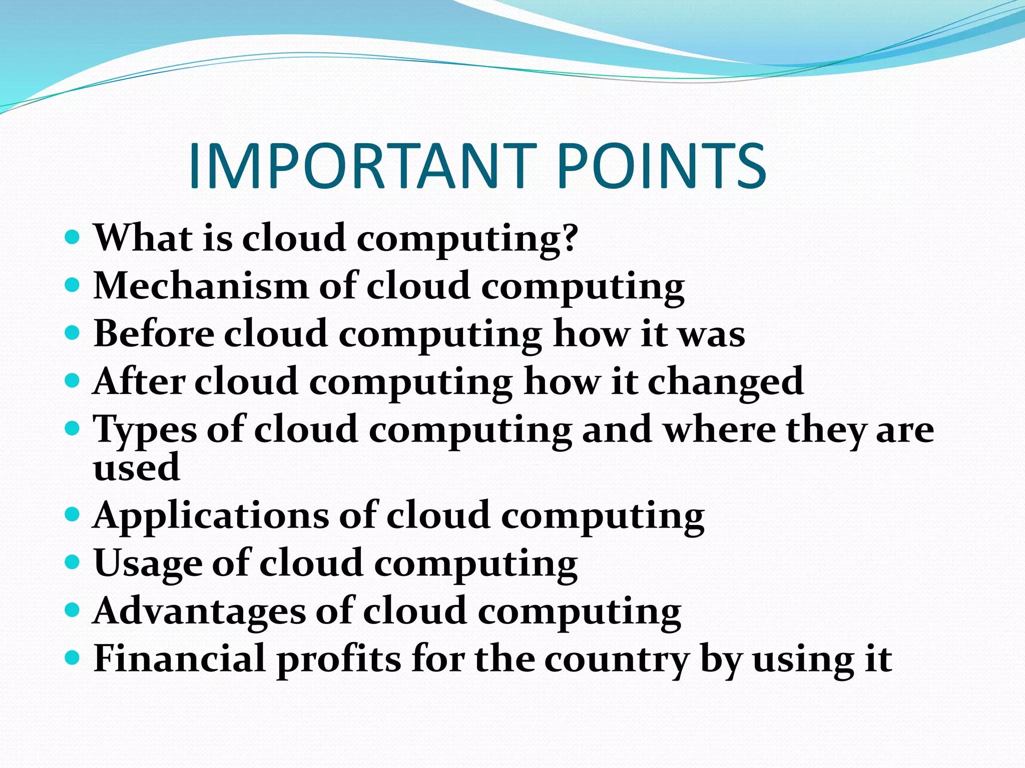 Cloud computing ppt | PPT