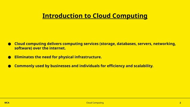 Cloud Computing The Future of Technology | PPT