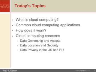 Cloud Computing: What You Don't Know Can Hurt You | PDF