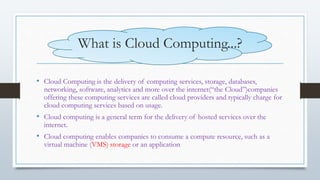 Cloud computing presentation | PPTX