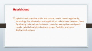 Cloud computing presentation | PPTX