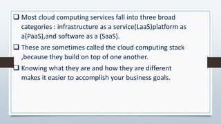 Cloud computing presentation | PPTX