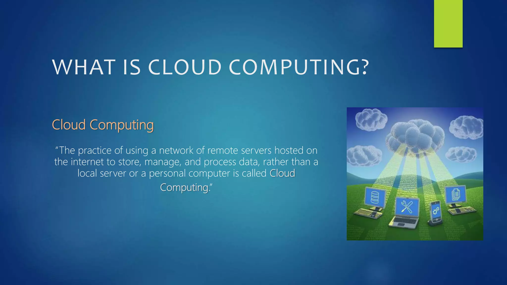 Cloud computing presentation | PPTX