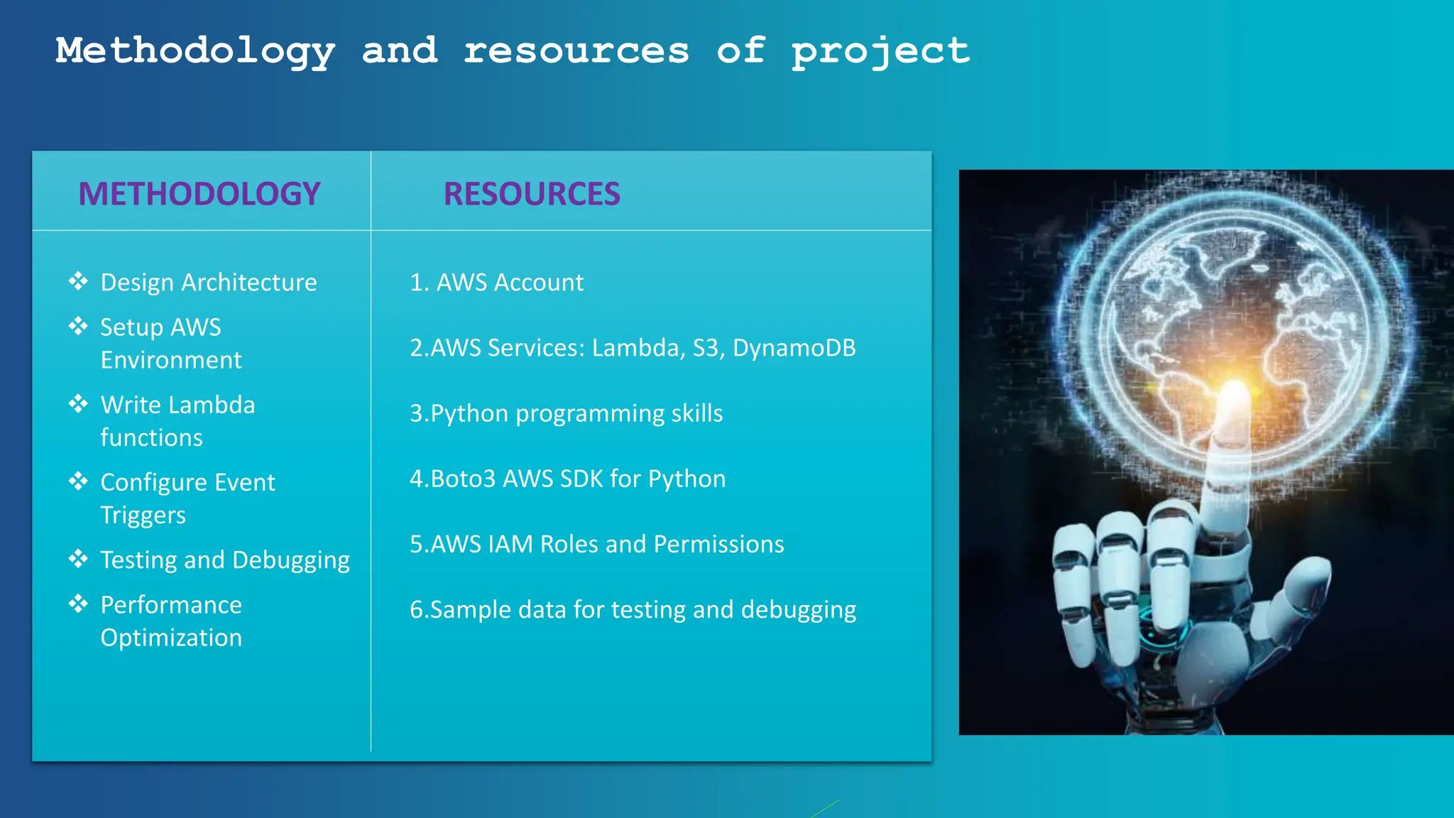 project proposal concept by taking one example for cloud computing | PPTX