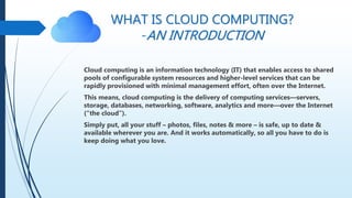 Cloud Computing Project | PPTX
