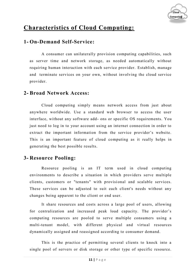 Cloud computing project report | PDF | Cloud Computing | Internet