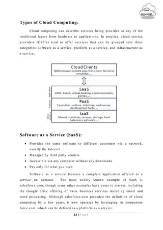 Cloud computing project report | PDF