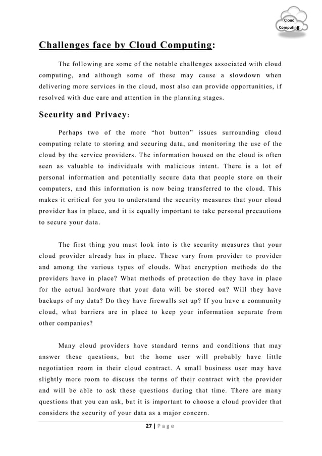 Cloud computing project report | PDF | Cloud Computing | Internet