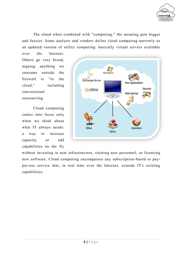 Cloud computing project report | PDF | Cloud Computing | Internet