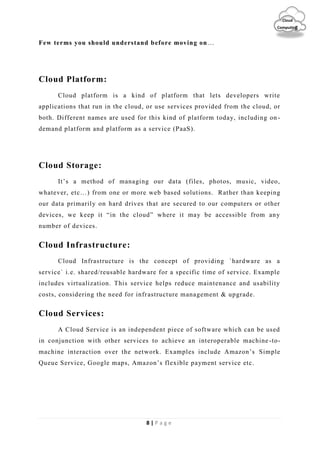 Cloud computing project report | PDF