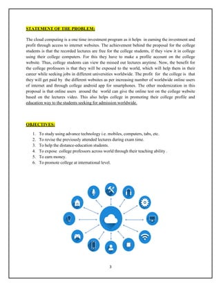 Cloud computing proposal | PDF