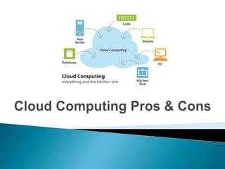 Cloud computing pros & cons | PPT