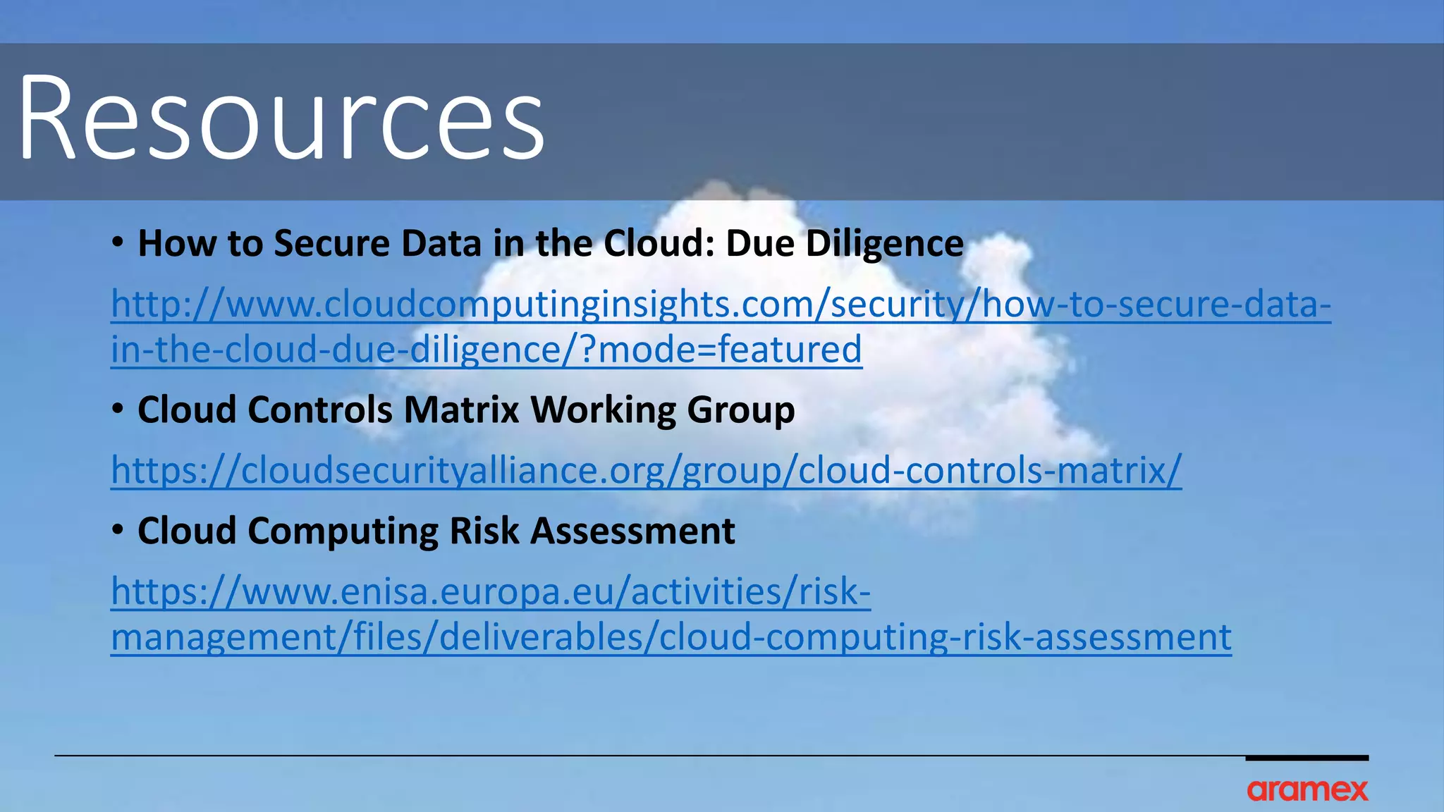 Cloud computing provider assessment | PDF