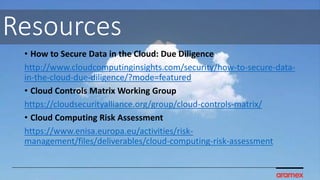 Cloud computing provider assessment | PDF