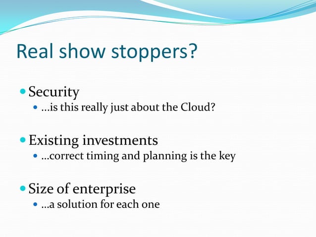 Cloud Computing - Reality Check | PPT