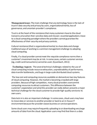 Cloud computing report | DOCX