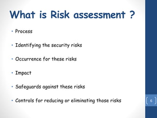 Cloud computing risk assesment | PPT