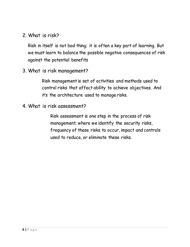 Cloud computing risk assesment report | DOCX