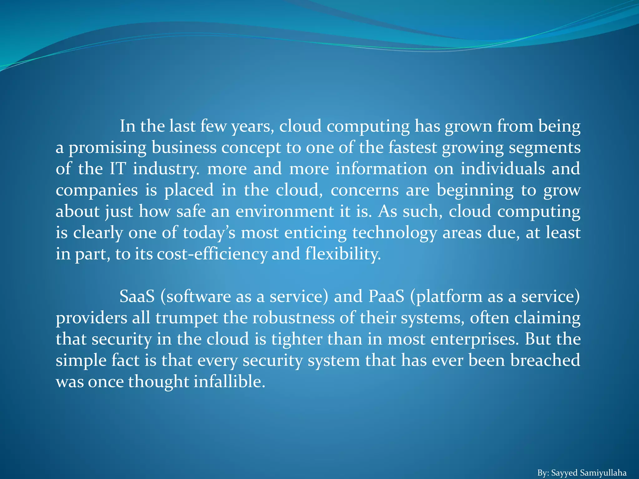 Cloud computing an Introduction | PPT