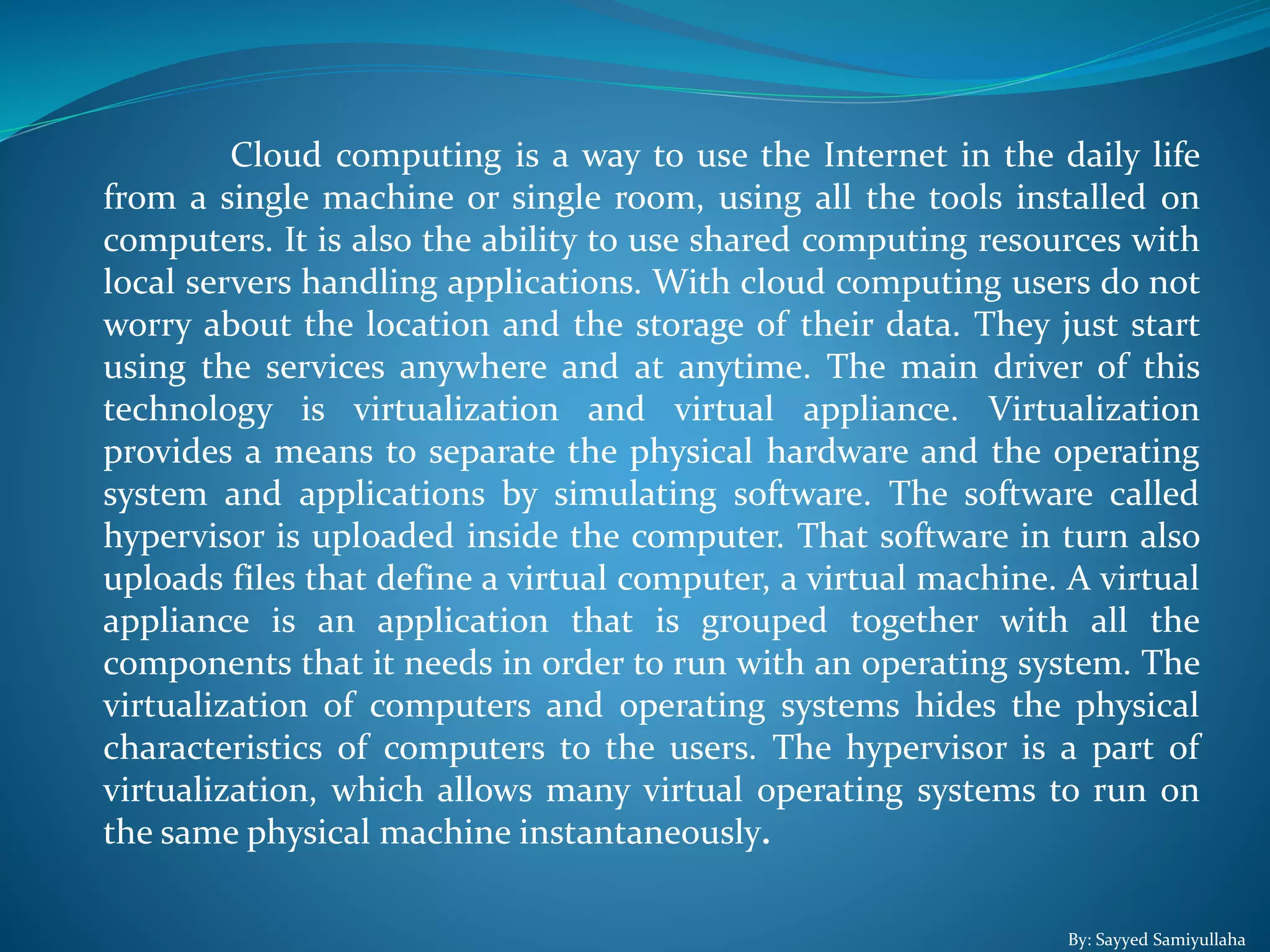 Cloud computing an Introduction | PPT