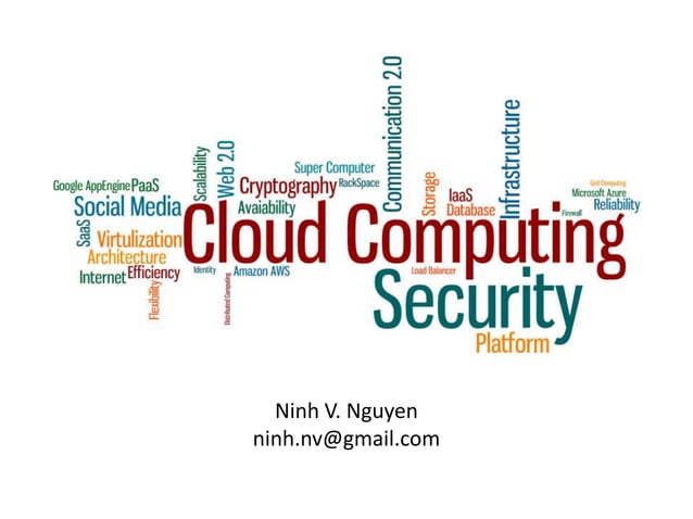 Cloud Computing Security | PPTX | Cloud Computing | Internet