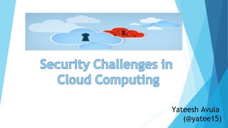 Cloud Computing Security Challenges | PPT