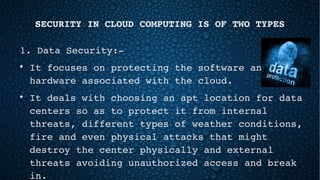 Cloud computing security | PPT