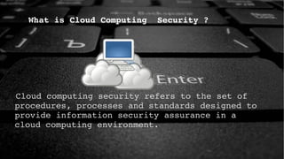 Cloud computing security | PPT