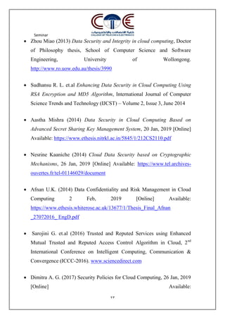 Cloud computing security | PDF