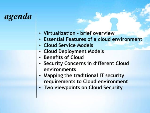 Cloud computing & security basics | PPT