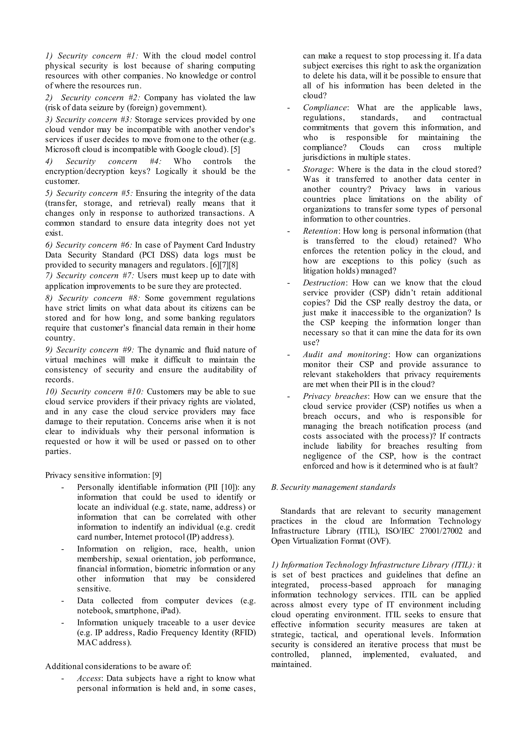 Cloud Computing Security Issues And Challenges Pdf