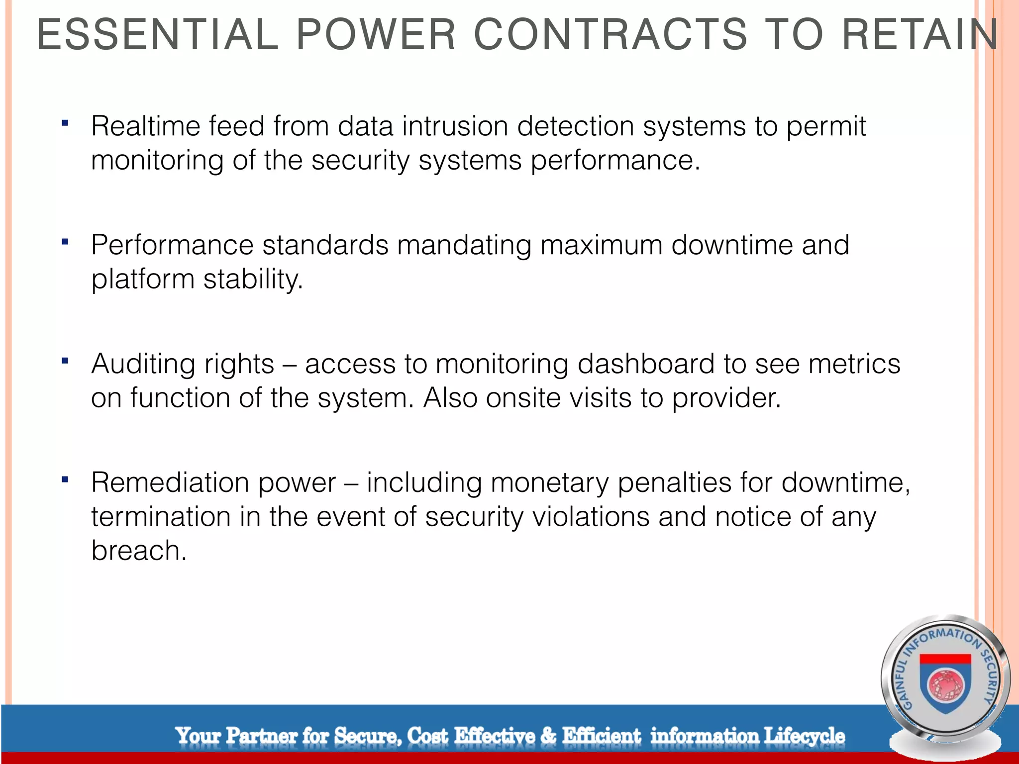 Cloud computing & service level agreements | PPT