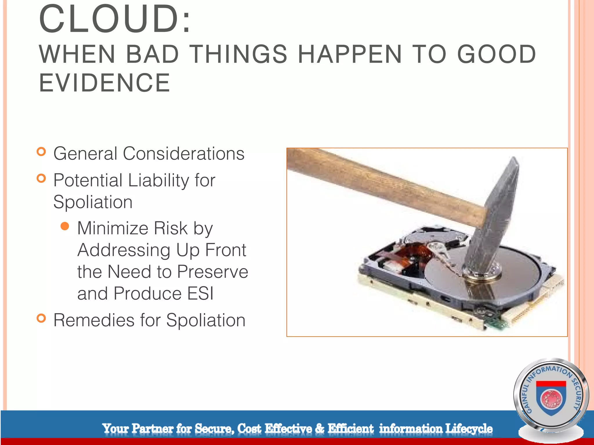 Cloud Computing And Service Level Agreements Ppt